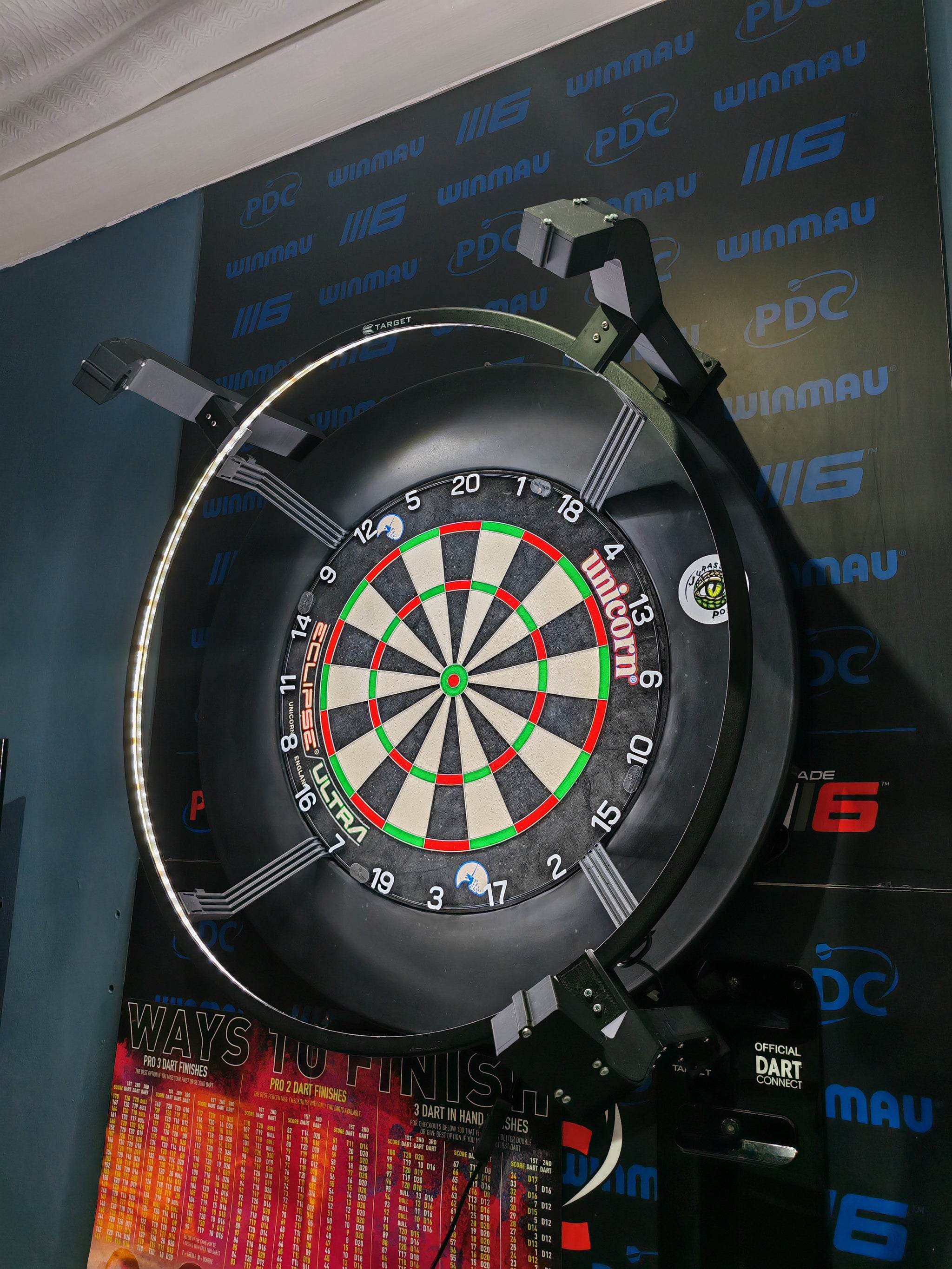 Autodarts Compatible System 3D printed with or without cameras/lights ...