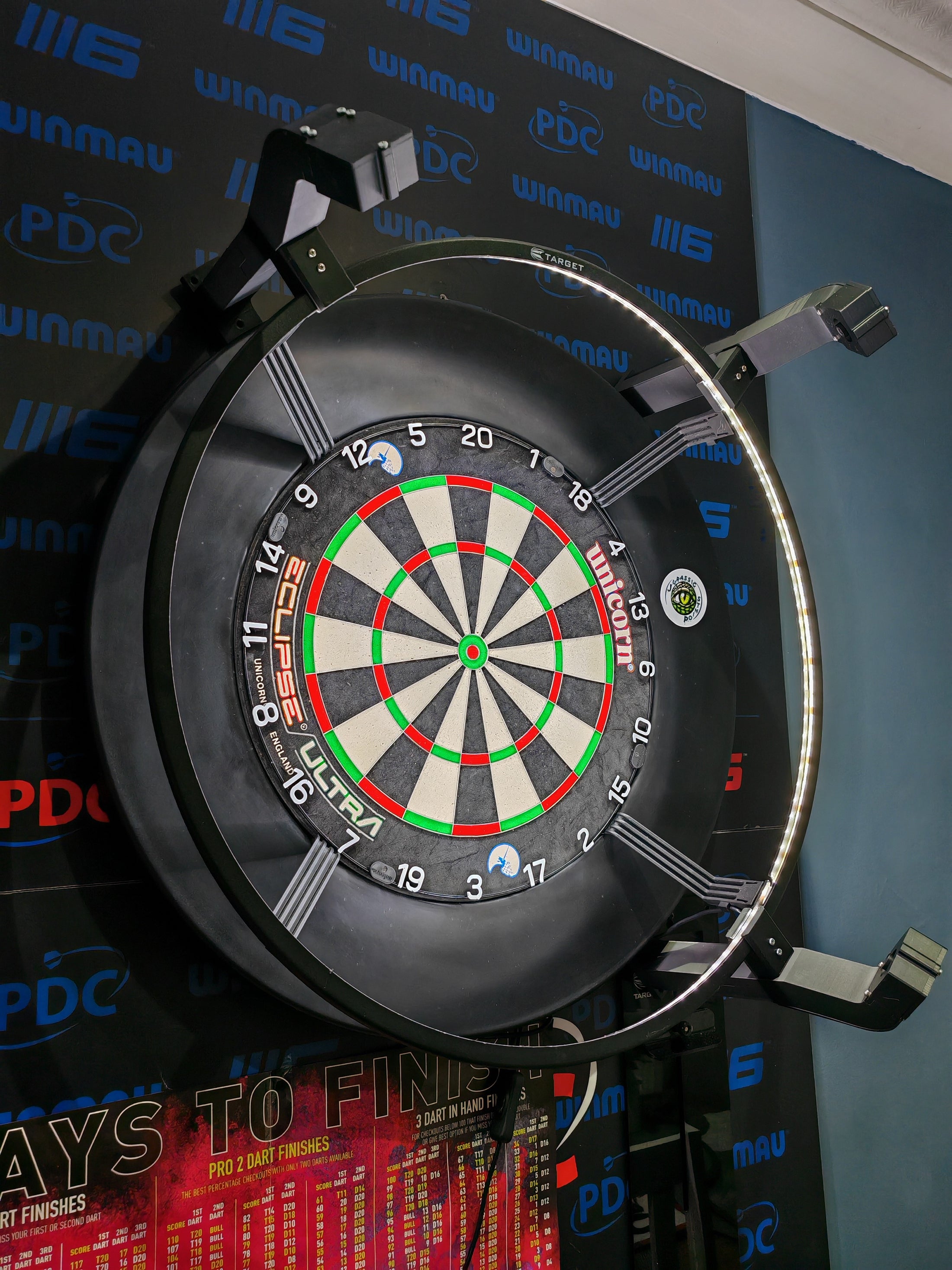 Autodarts Compatible System 3D printed with or without cameras/lights ...