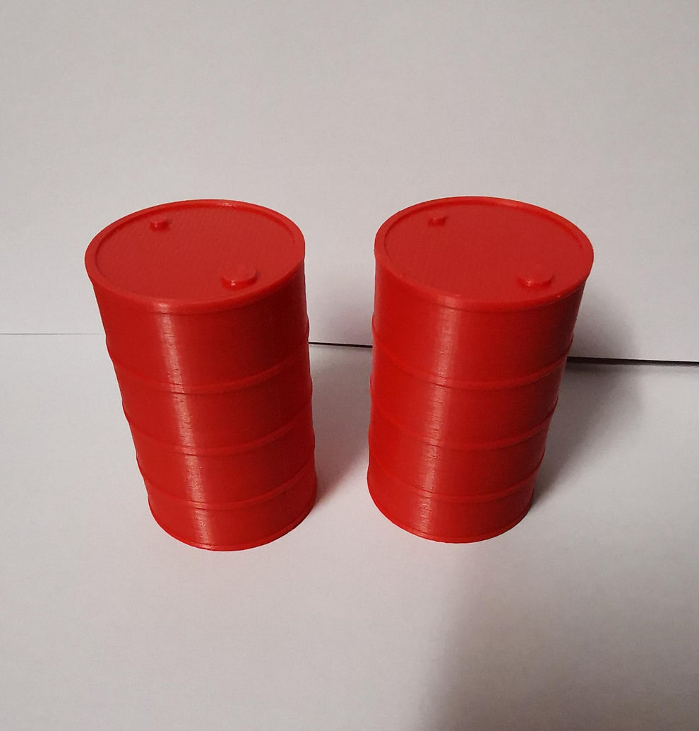 1/14 Scale 200 Litre OIL DRUMS 3 D printed choice of colour – SR-3D Designs